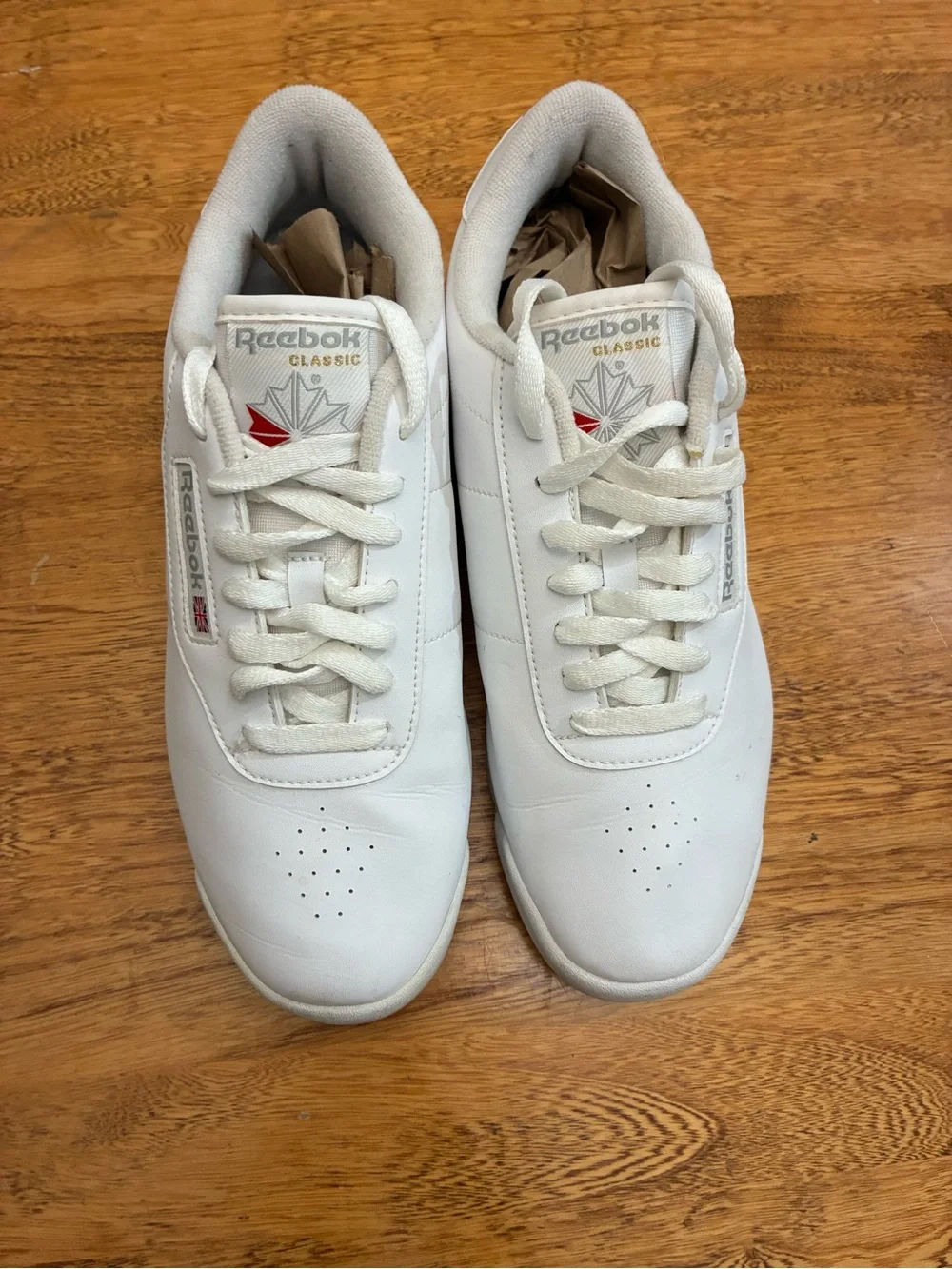 Reebok | Shoes | Vintage 8s90s Reebok White Leather Womens Classic ...